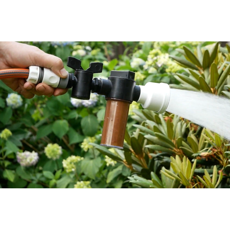 Purkštuvas su trąšų dozatoriumi - Mano Daržiukas