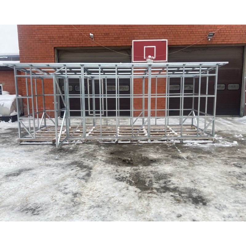 Sandėliukas 2 x 6 m (Konstrukcija)